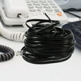 BESTYASH Black Telephone Cord for Landlines with Sturdy Material and ...