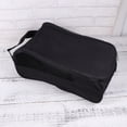 BESTYASH Black Zippered Shoe Bag with Mesh Ventilation for Golf Soccer ...
