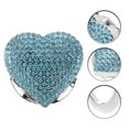 BESTYASH Blue Car Ignition Cover Heart Shape Adhesive Engine Start ...