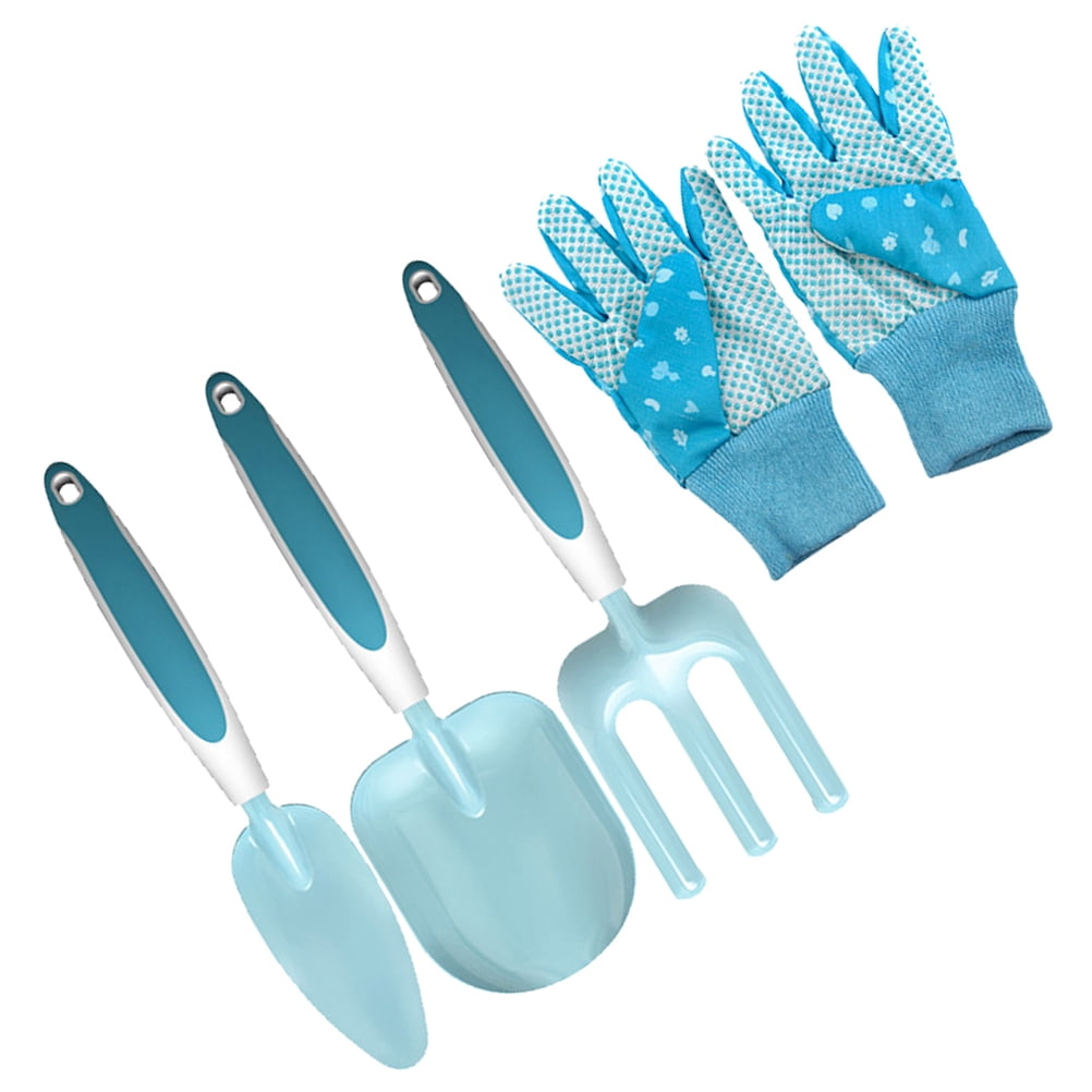 BESTYASH Heavy Duty Garden Tool Set Blue Trowel PP Iron Multi ...