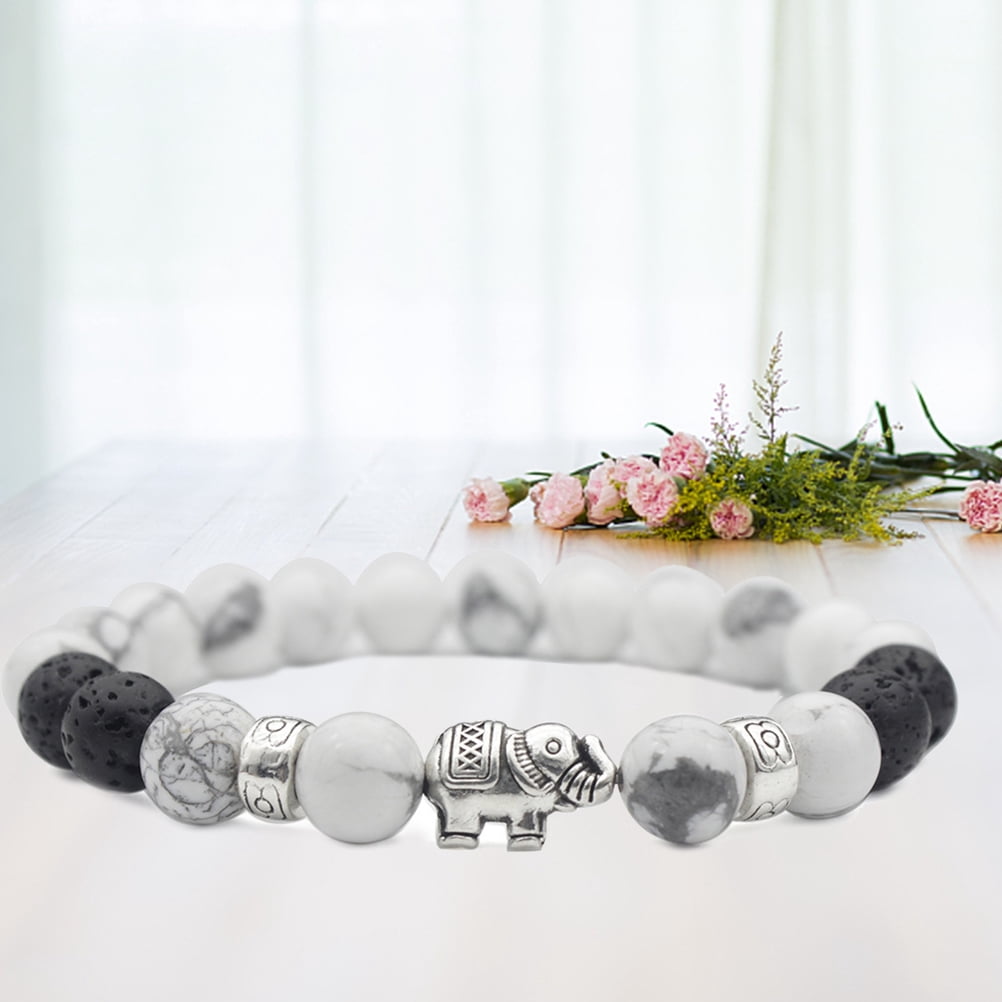 BESTYASH Brace Lace Beaded Bracelet with Elastic Fit and Positive ...