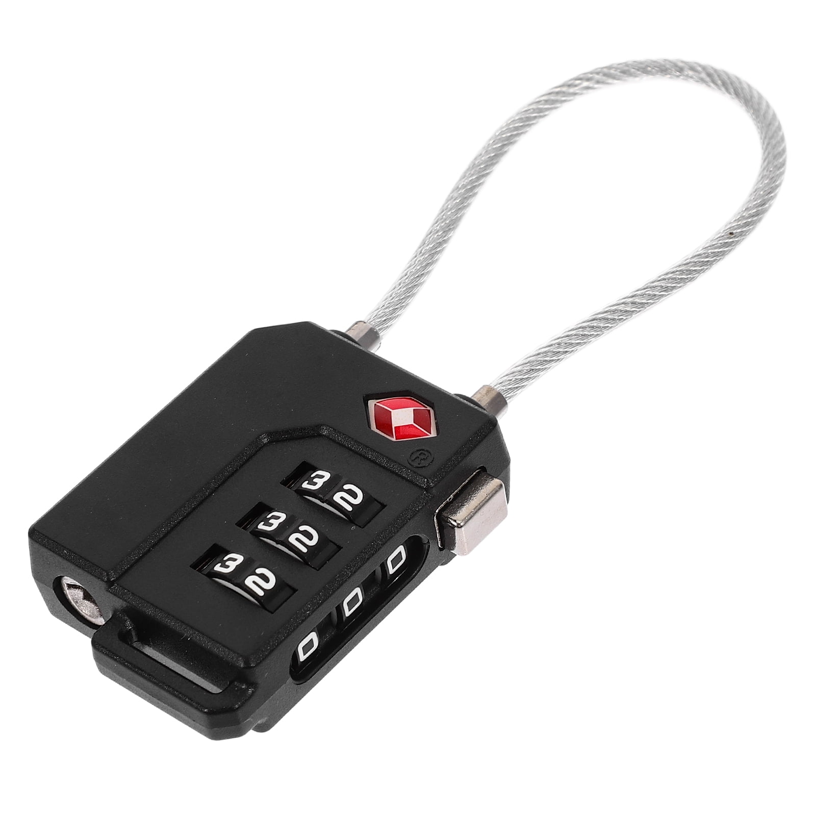 BESTYASH Cable luggage lock for 15 Titanium Square Silver 1Pack ...