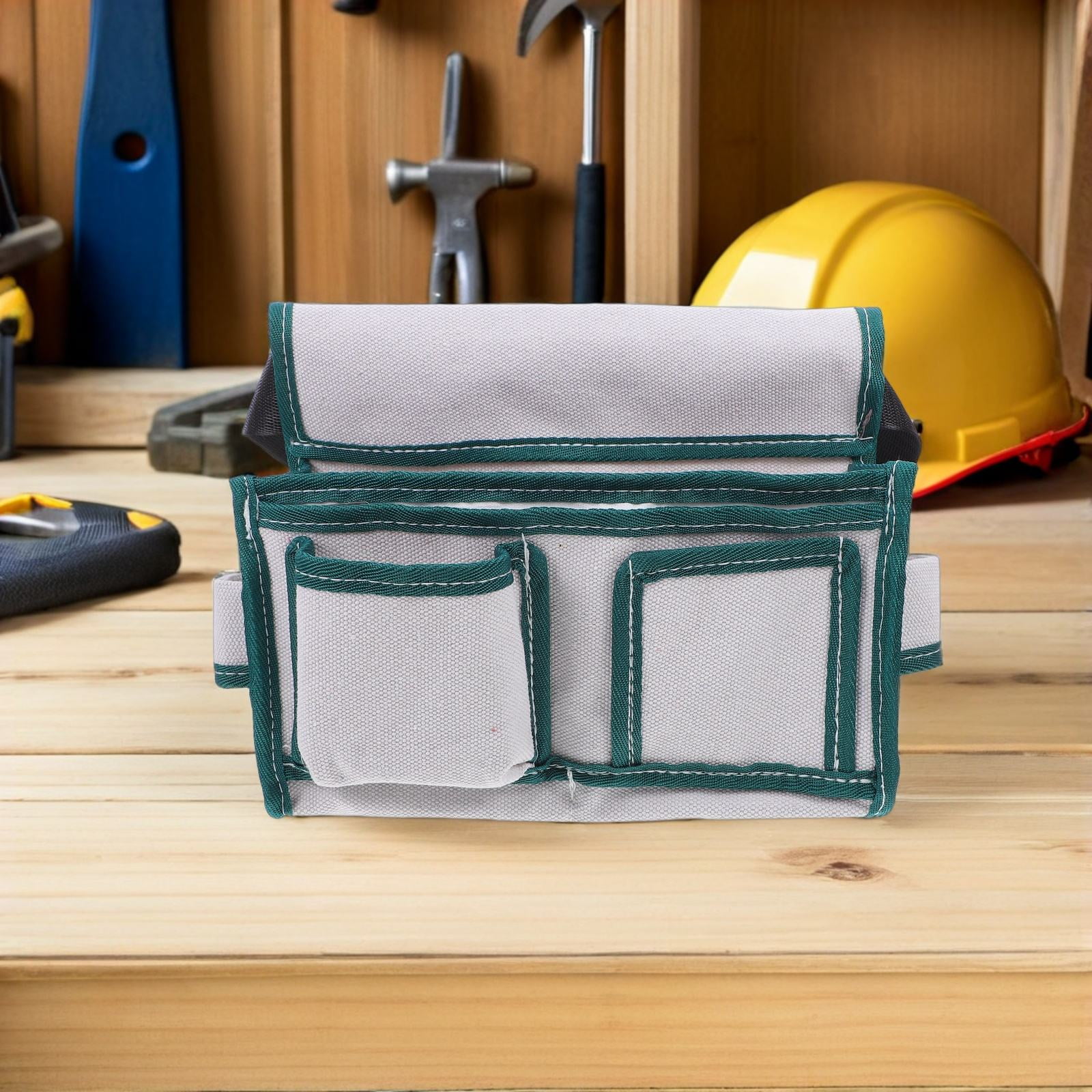 BESTYASH Canvas Utility Work Belt Pouch with Adjustable Strap and Multi ...