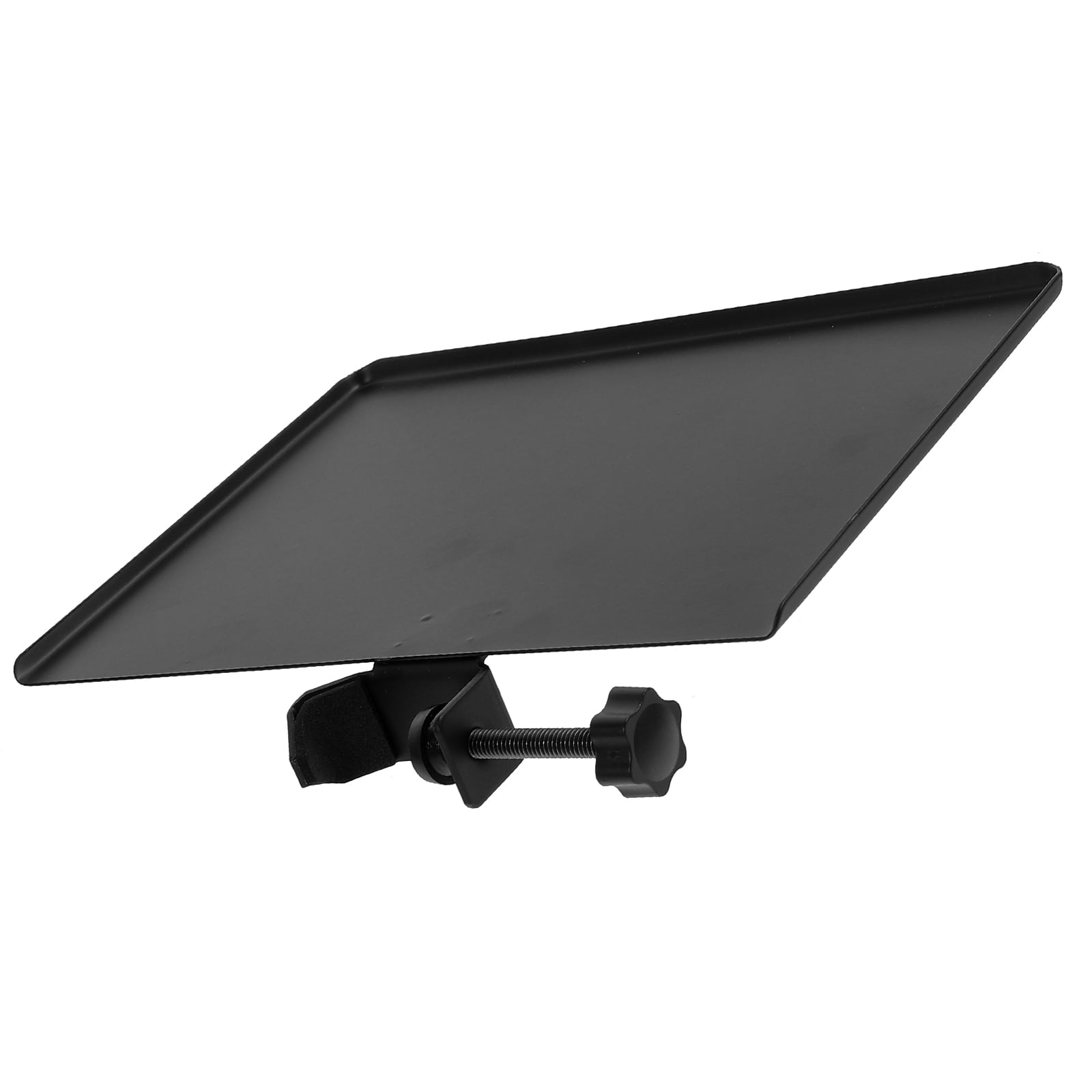 BESTYASH Clip on Microphone Stand Tray with Raised Edges for Sound Card ...