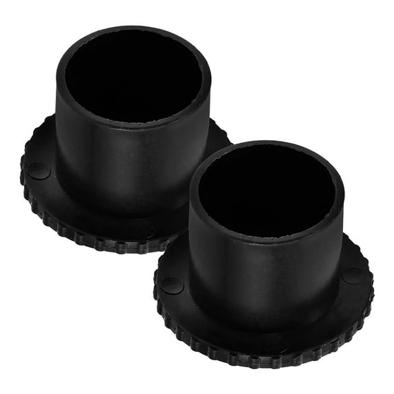 BESTYASH Clothes Drying Rod End Plugs Closet Rod End Caps Black 2Pcs ...