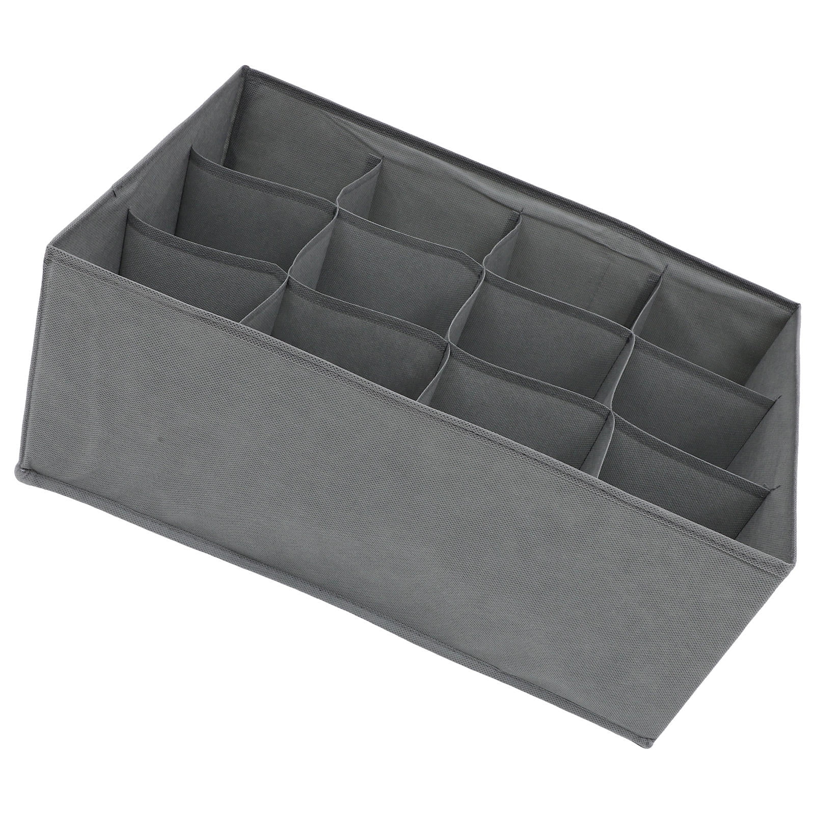 BESTYASH Clothes Sorting Box with Compartments Grey Storage Case for ...