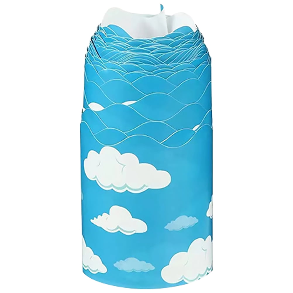 BESTYASH Cloud Bulletin Board Sticker 1 Roll Sky Blue PVC Decoration ...