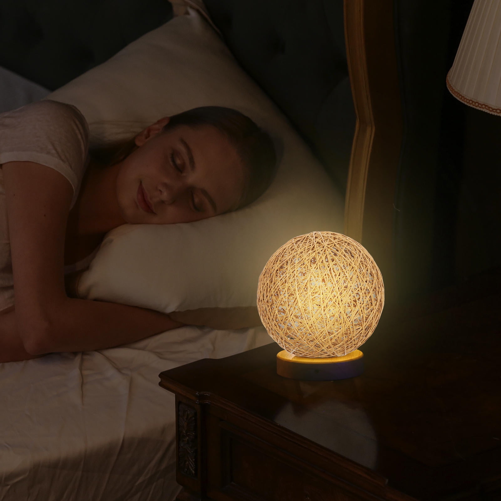 BESTYASH Coffee Color Rattan Lamp Shade for Home Ceiling Light ...
