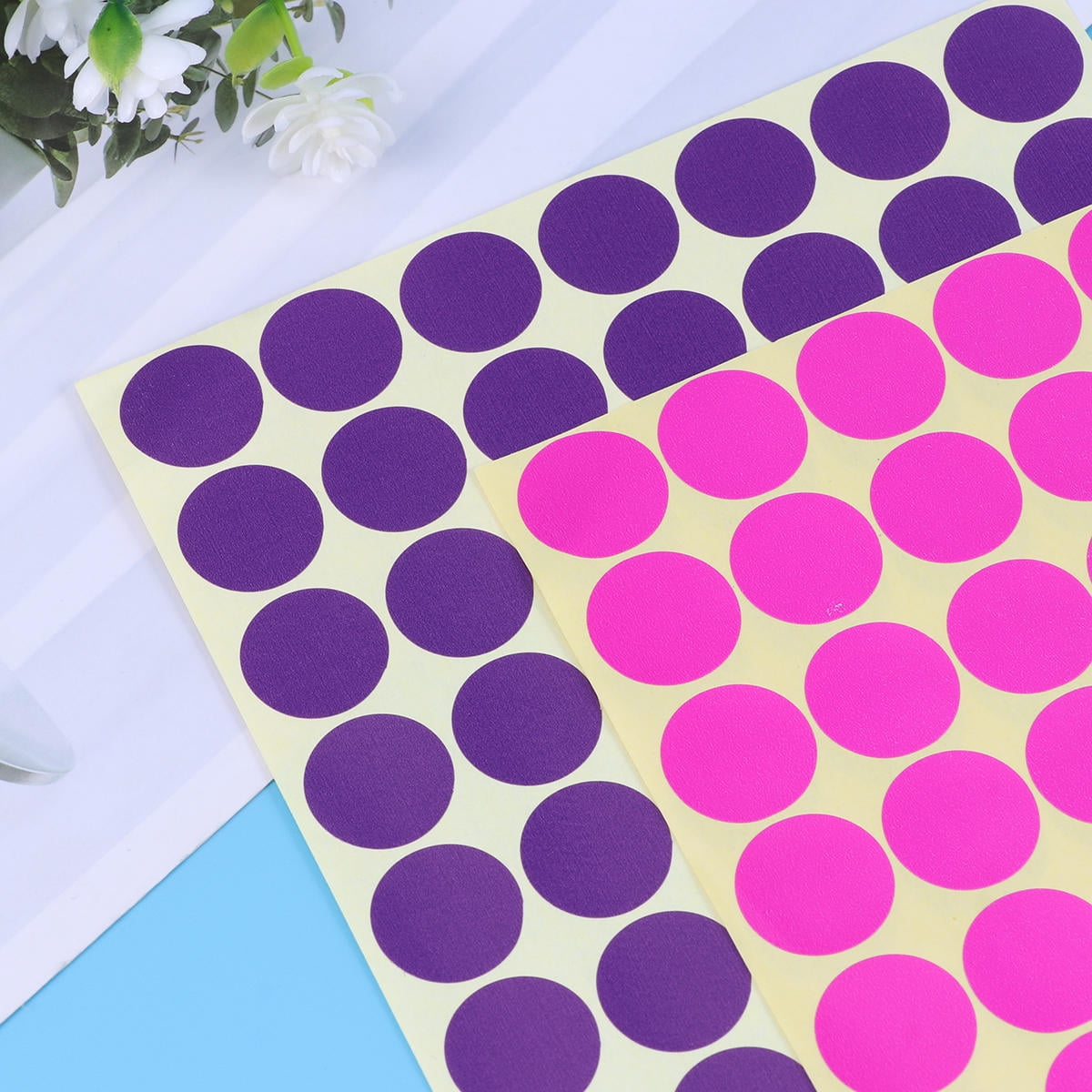 BESTYASH Color Coding Circle Stickers Adhesive Labels Easy to Use for ...