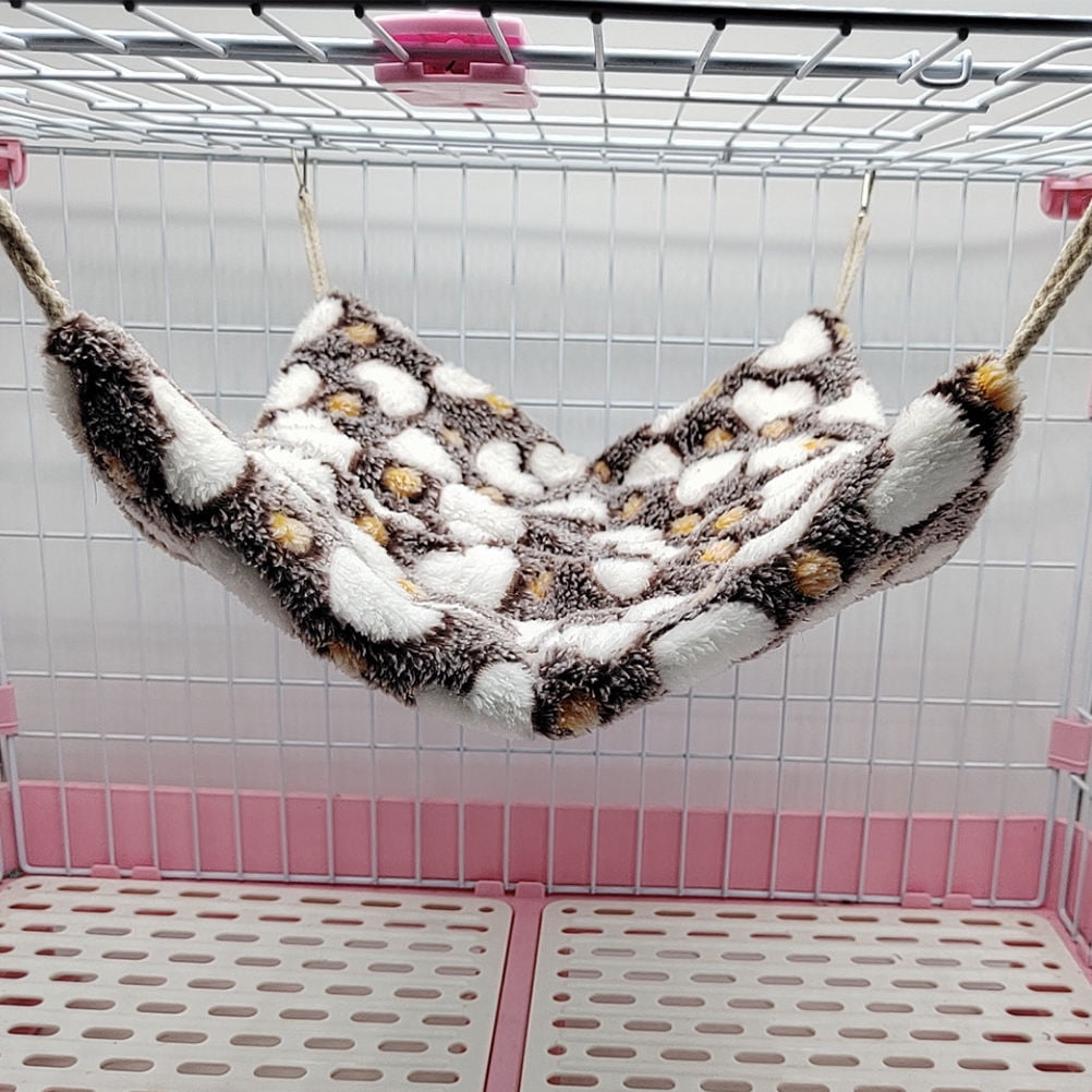BESTYASH Comfortable Coffee Pet Hammock Suitable for Hamsters Guinea ...