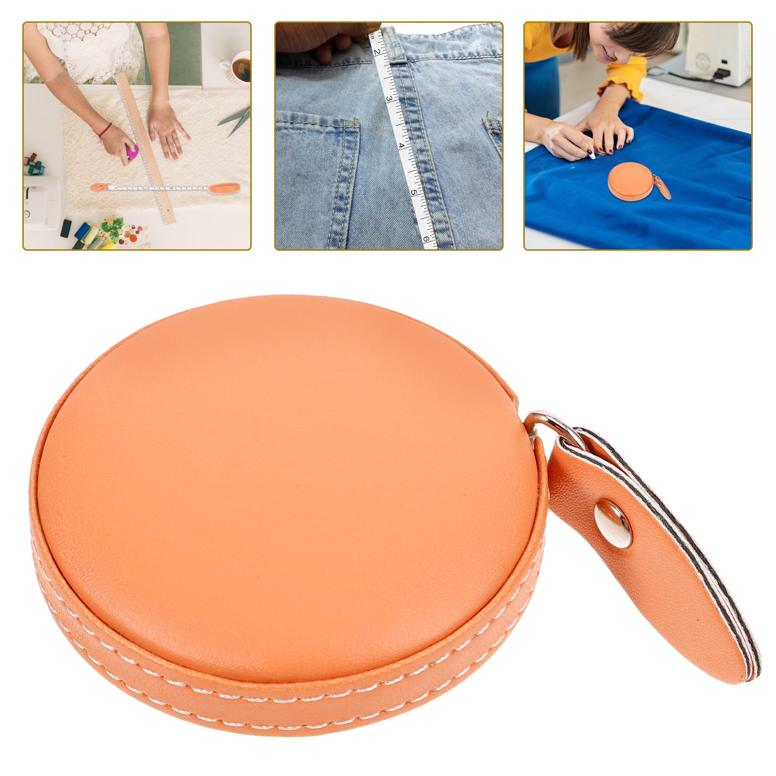 BESTYASH Compact Orange Measuring Tape Portable Tape Measure for Body ...