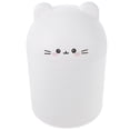 BESTYASH Convenient White Trash Bin for Daily Use with Adorable Desktop ...