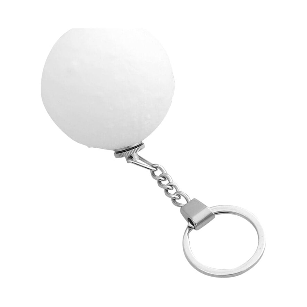 BESTYASH White 3D Moon Keychain Creative Design Perfect Pendant for Car ...