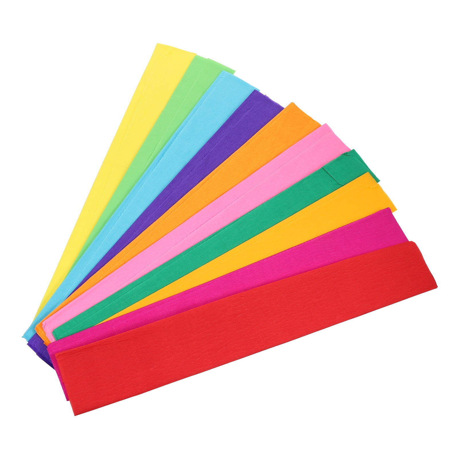 BESTYASH Handcraft Crepe Paper Assorted Colors, Safe Flexible Folding ...
