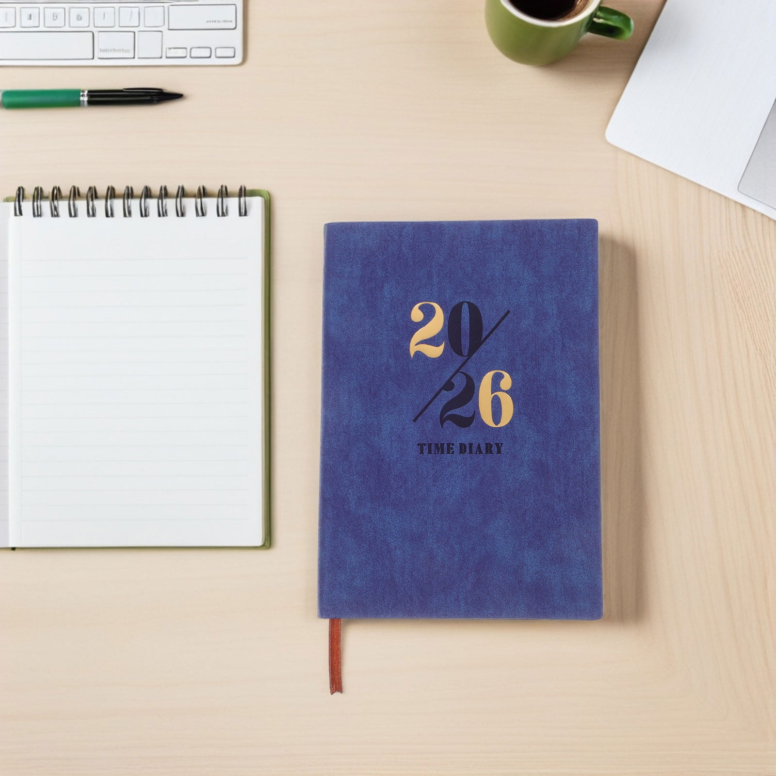BESTYASH 2026 Dark Business Planner Notebook with Thick Paper and ...
