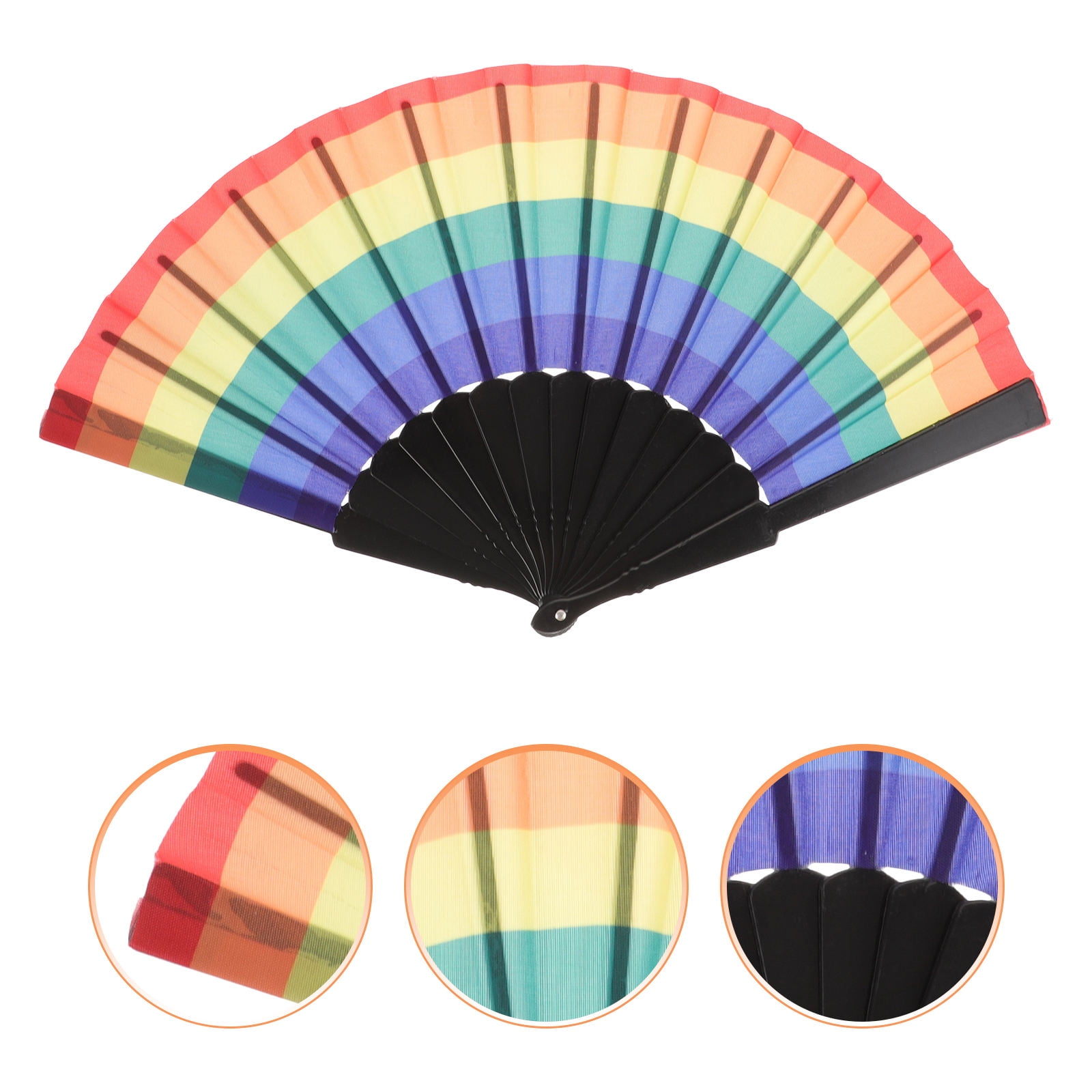 BESTYASH Decorative Folding Fans Folding Fan Plastic Stage Performance ...