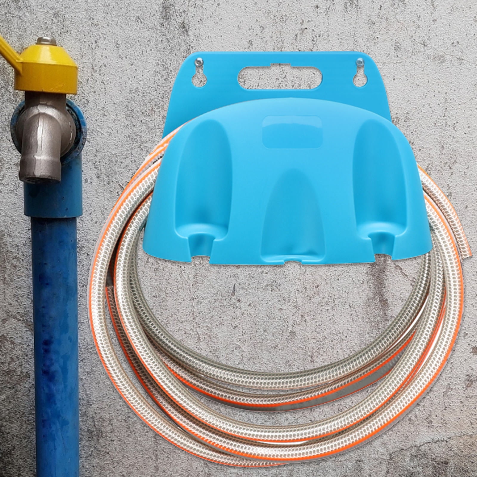 BESTYASH Durable Blue Plastic Water Hose Wall Hook for Pet Use Easy ...