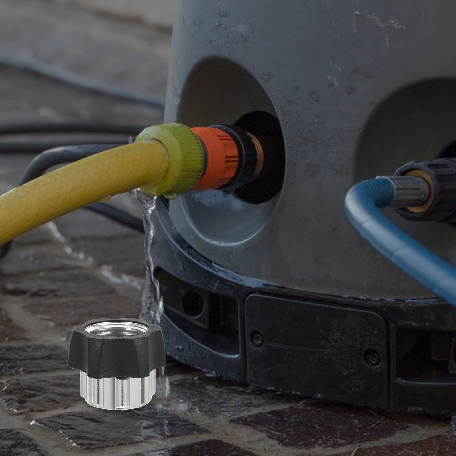 BESTYASH Durable Car Washing Hose Connector with Threaded Inlet and ...