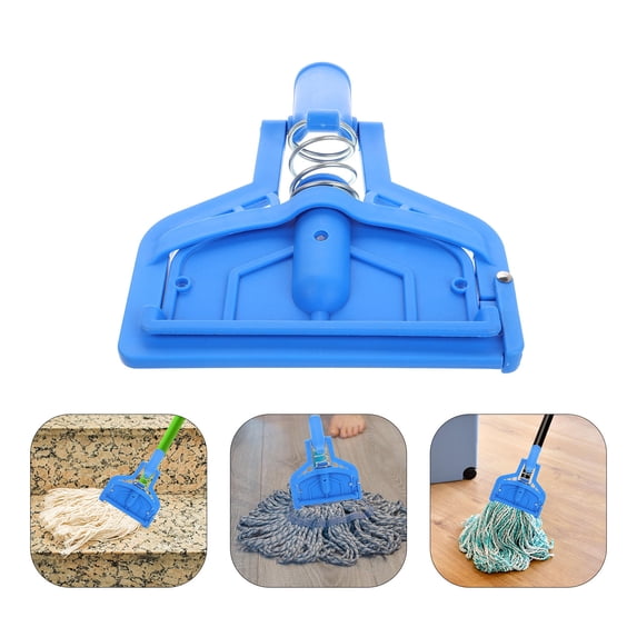 BESTYASH Blue Detachable Mop Head Clamp with Spring Mechanism for ...