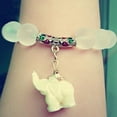 BESTYASH Elegant Elephant Bracelet Anti Rust Ethnic Crystal Accessory ...