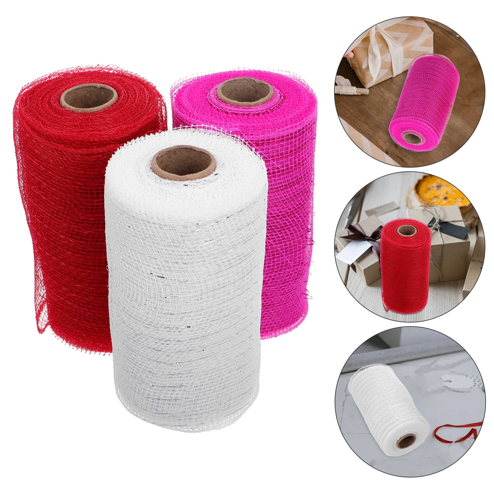 BESTYASH Elegant Valentines Day Mesh Ribbon Soft Fabric Wrap for ...