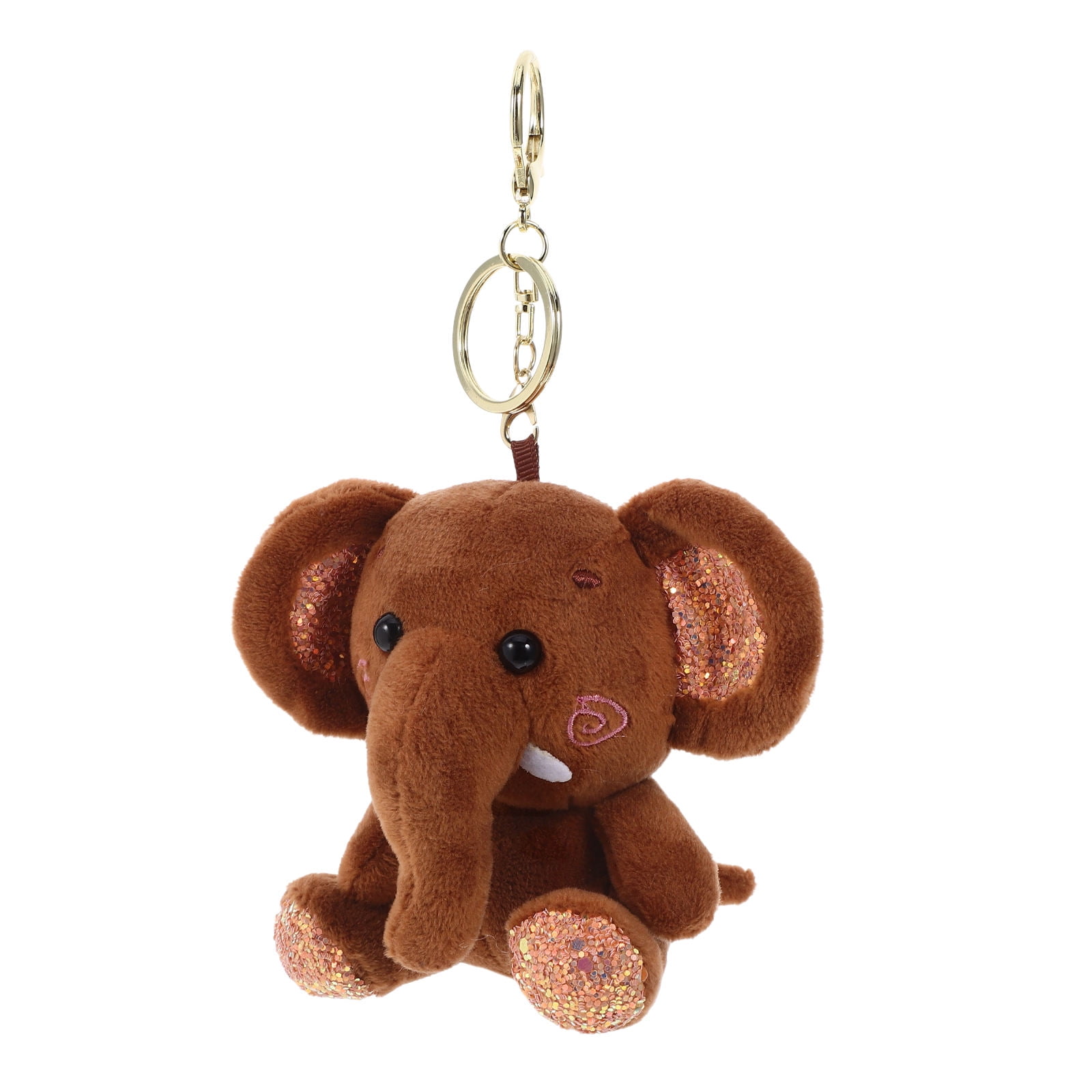 BESTYASH Elephant Plush Doll Keychain Bag Charm 1 Set Cute Key ...
