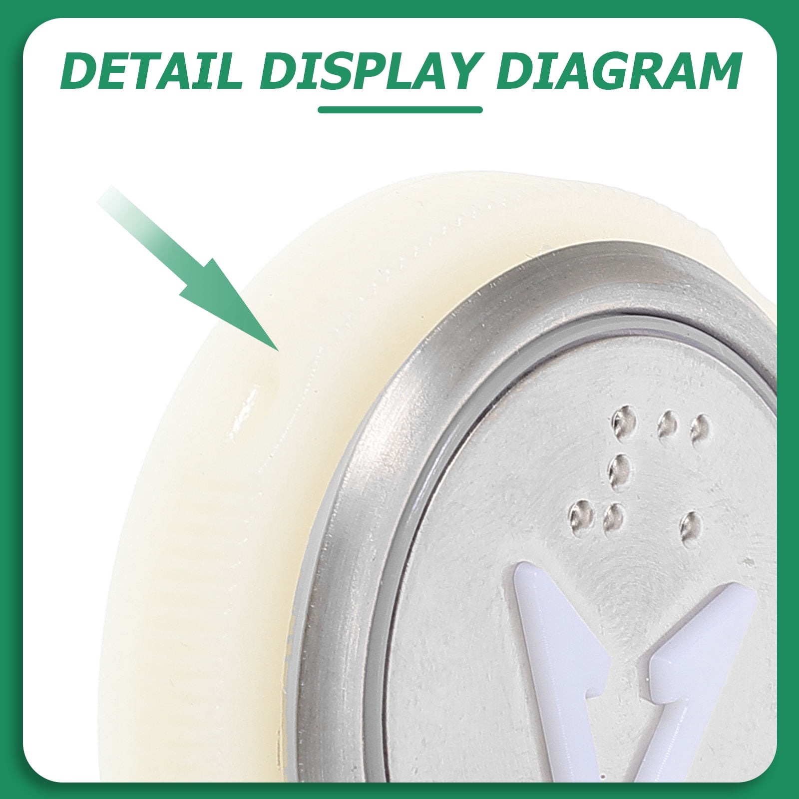 BESTYASH Elevator Push Button Round Stainless Steel Elevator Supply ...