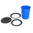 BESTYASH Embedded Trash Can Lid Stainless Steel with Flip Cover for ...