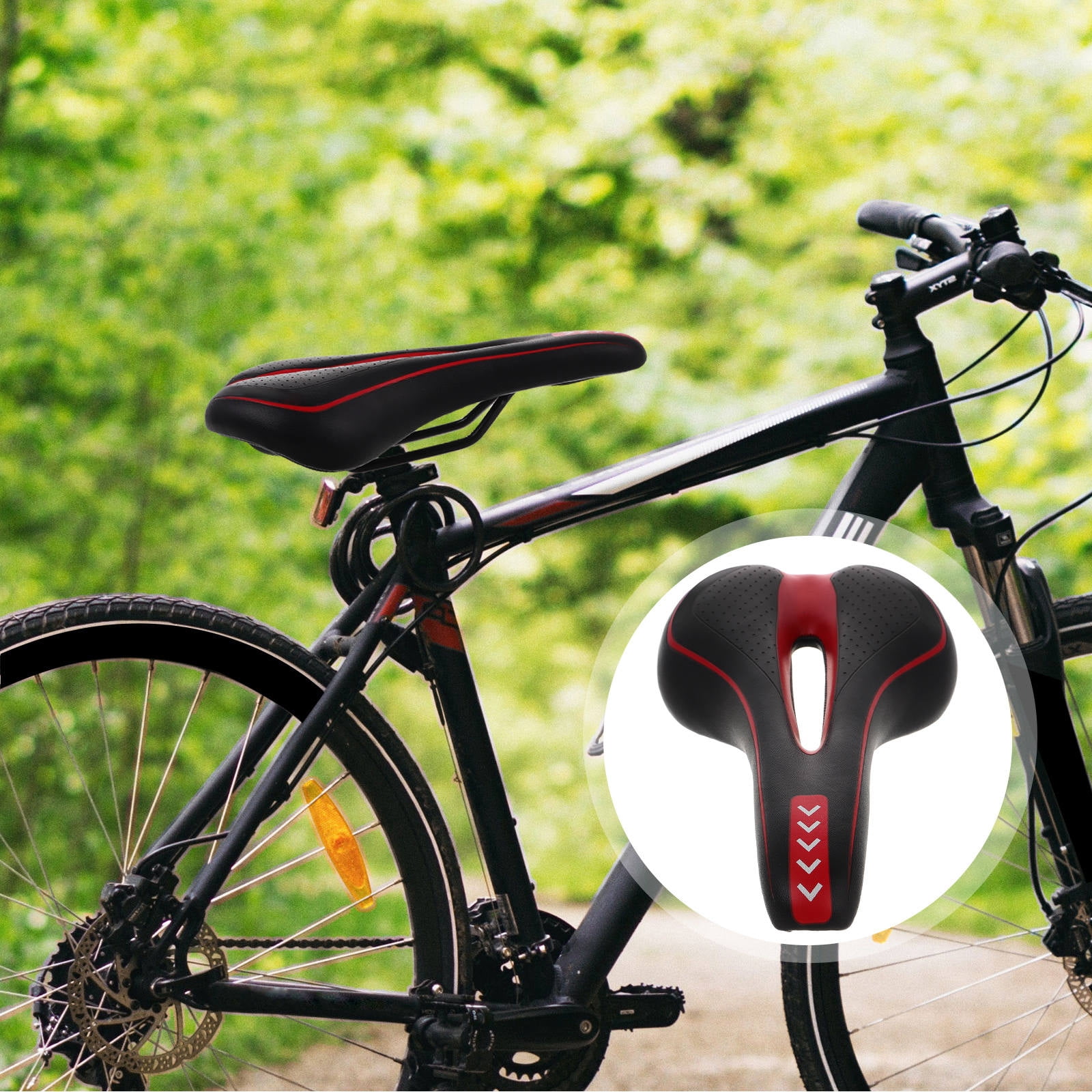 BESTYASH Ergonomic Cycle Seat with Breathable Cushion and Easy ...