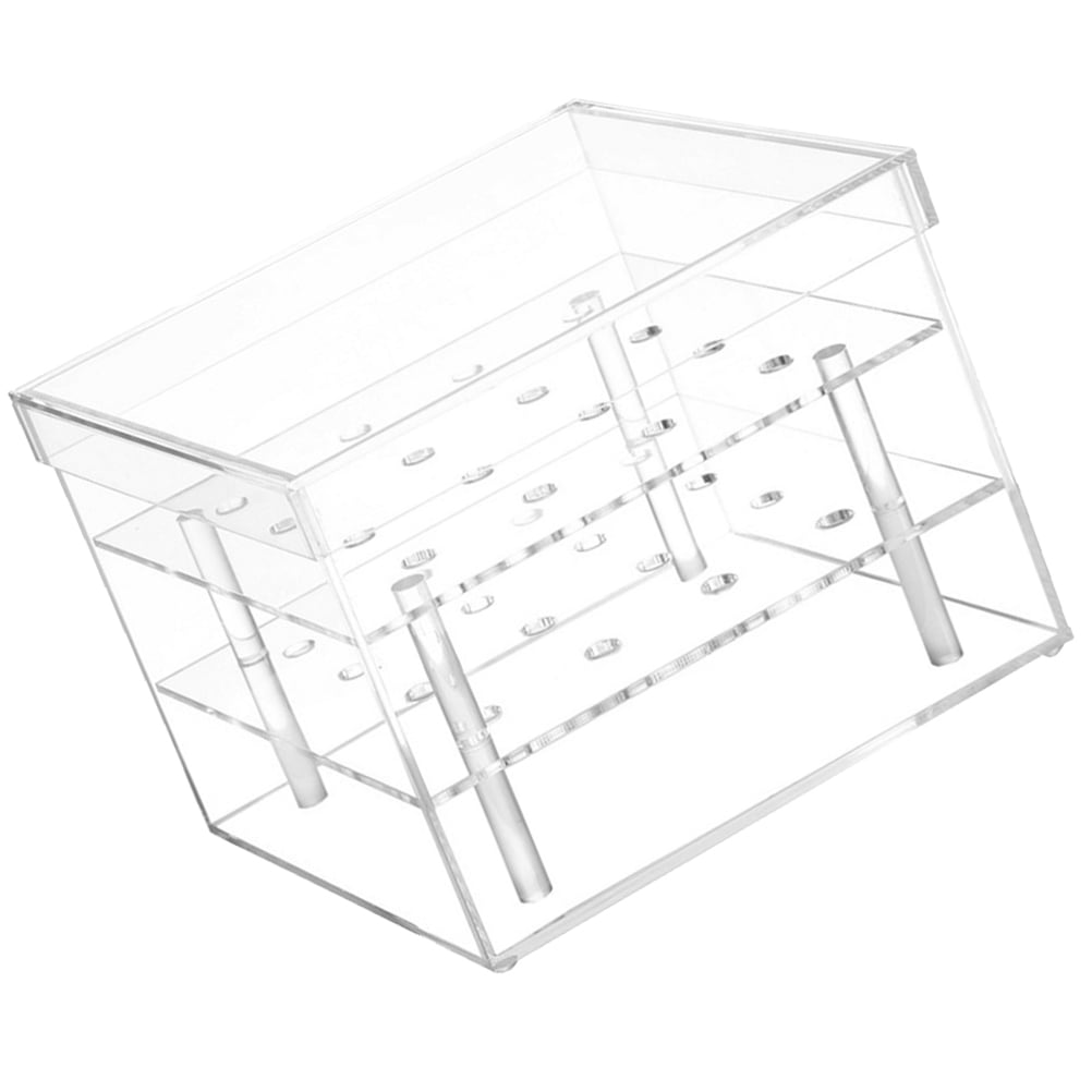 BESTYASH Clear Acrylic Eternal Flower Holder Box 1 Pack - Transparent ...