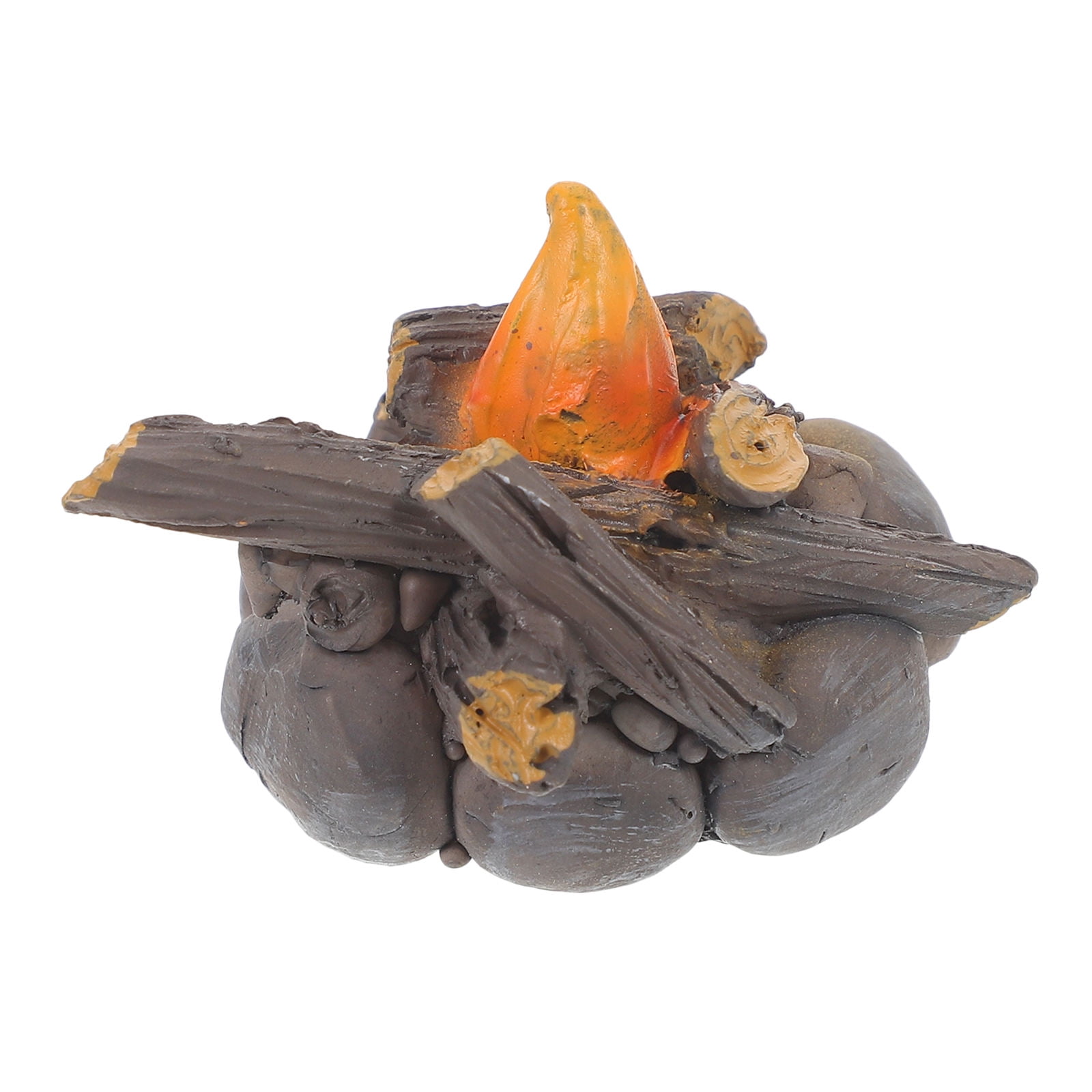 BESTYASH Fake Campfire Lamp Realistic Look Miniature Bonfire Model Dark ...