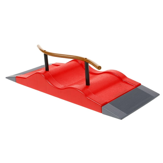BESTYASH Fingerboard Skatepark Ramp and Obstacle Set with Plastic Deck ...