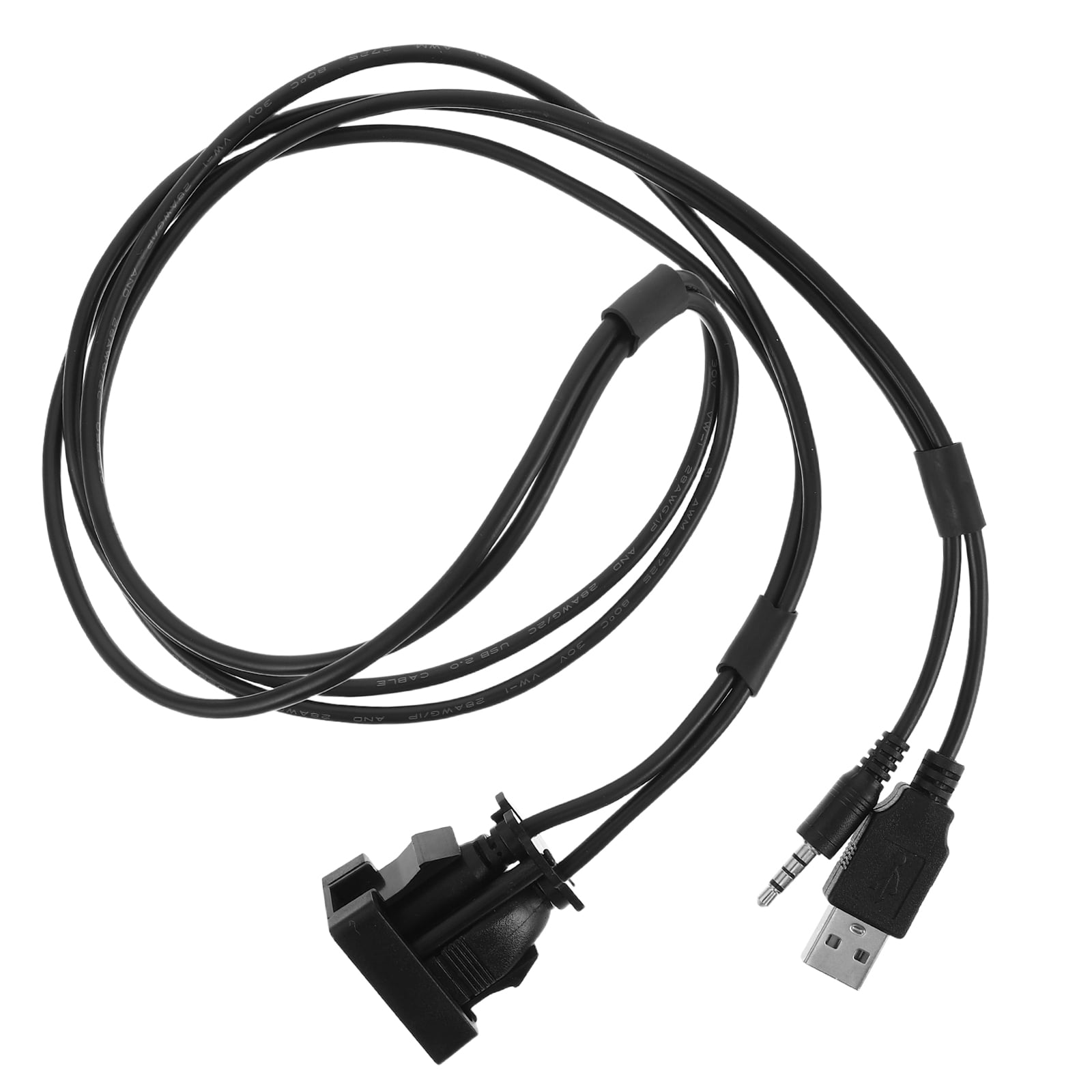 BESTYASH Firm USB Adapter for Car Audio Aux Input Extension Cable for ...