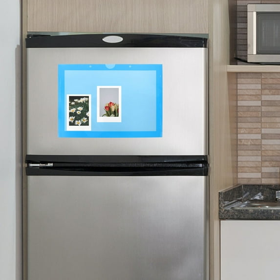 BESTYASH Fridge Frame Magnetic Magnetic Picture Frame PP Blue Home ...