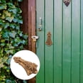 BESTYASH Front Door Knocker in Golden Zinc Alloy with Simple Design and ...