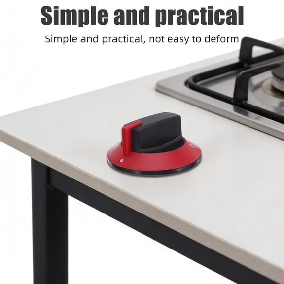 Red Stove Knob