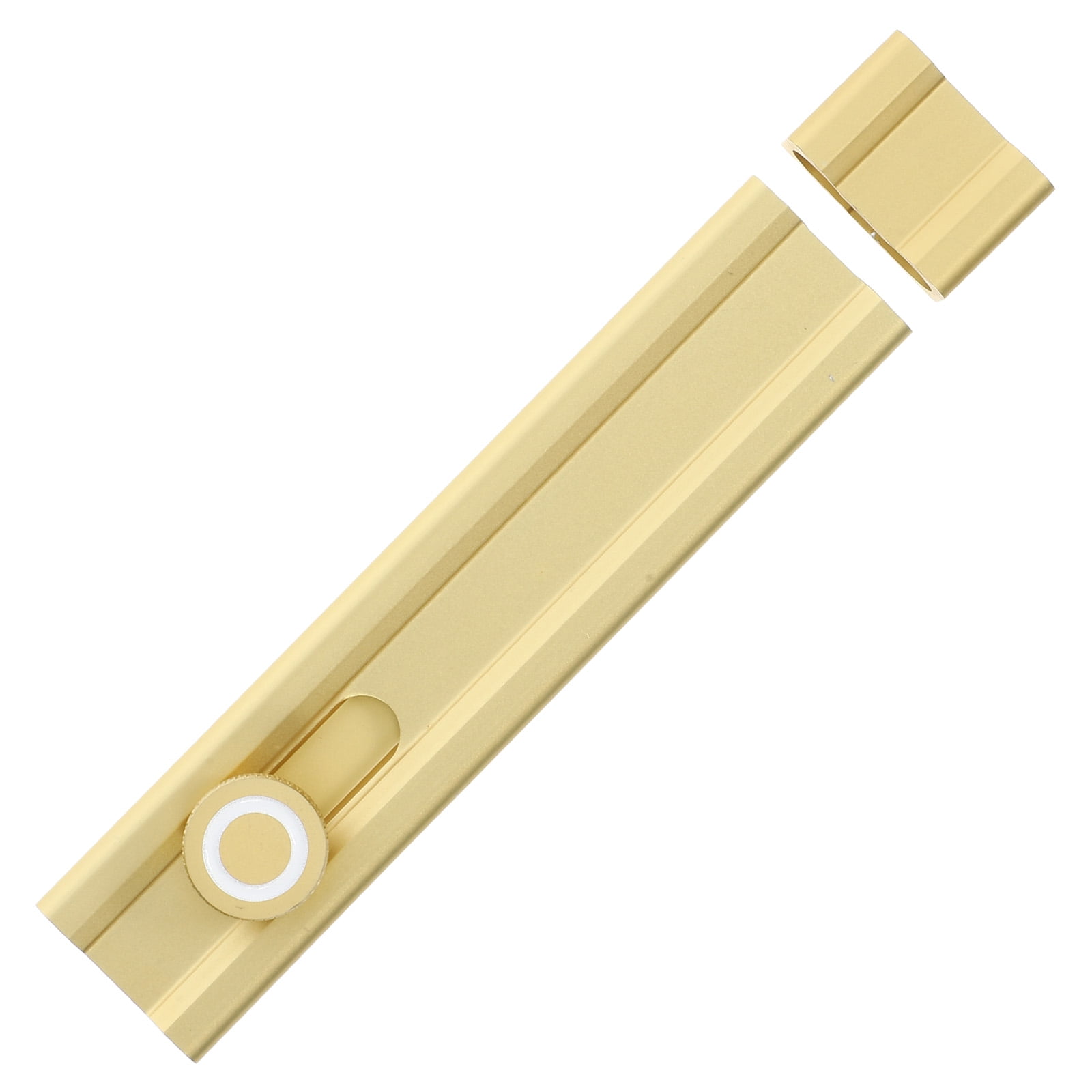 BESTYASH Golden Sliding Bolt Lock with Adhesive Installation No Drill ...