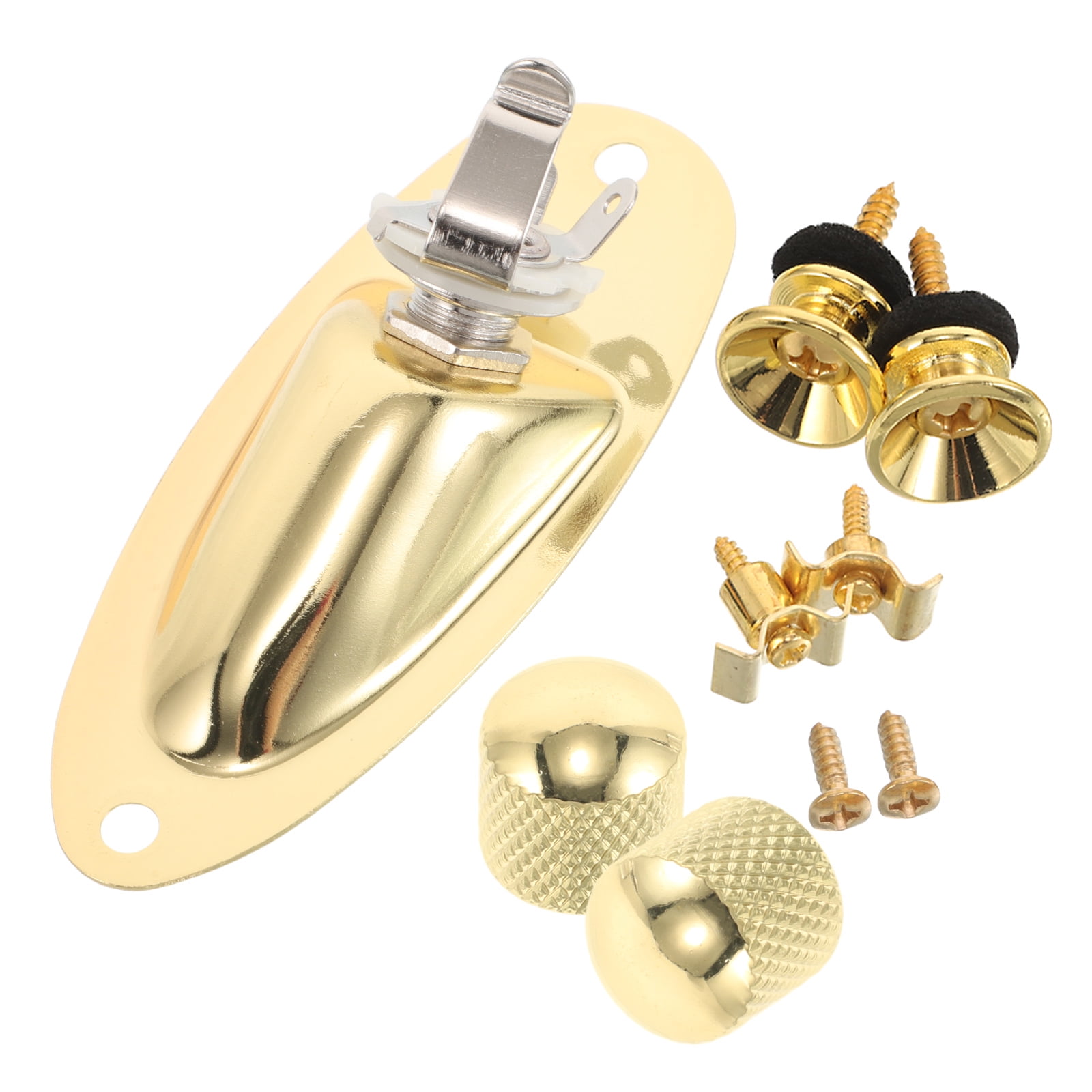 BESTYASH Guitar Knobs Metal Golden For Guitarists Enhancement 1Set ...
