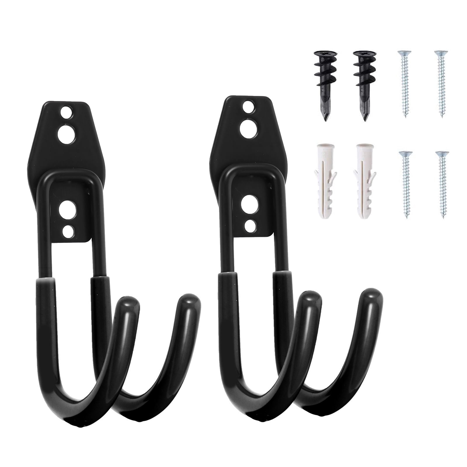 BESTYASH Heavy Duty Black Garage Hooks for Home Storage Iron ...