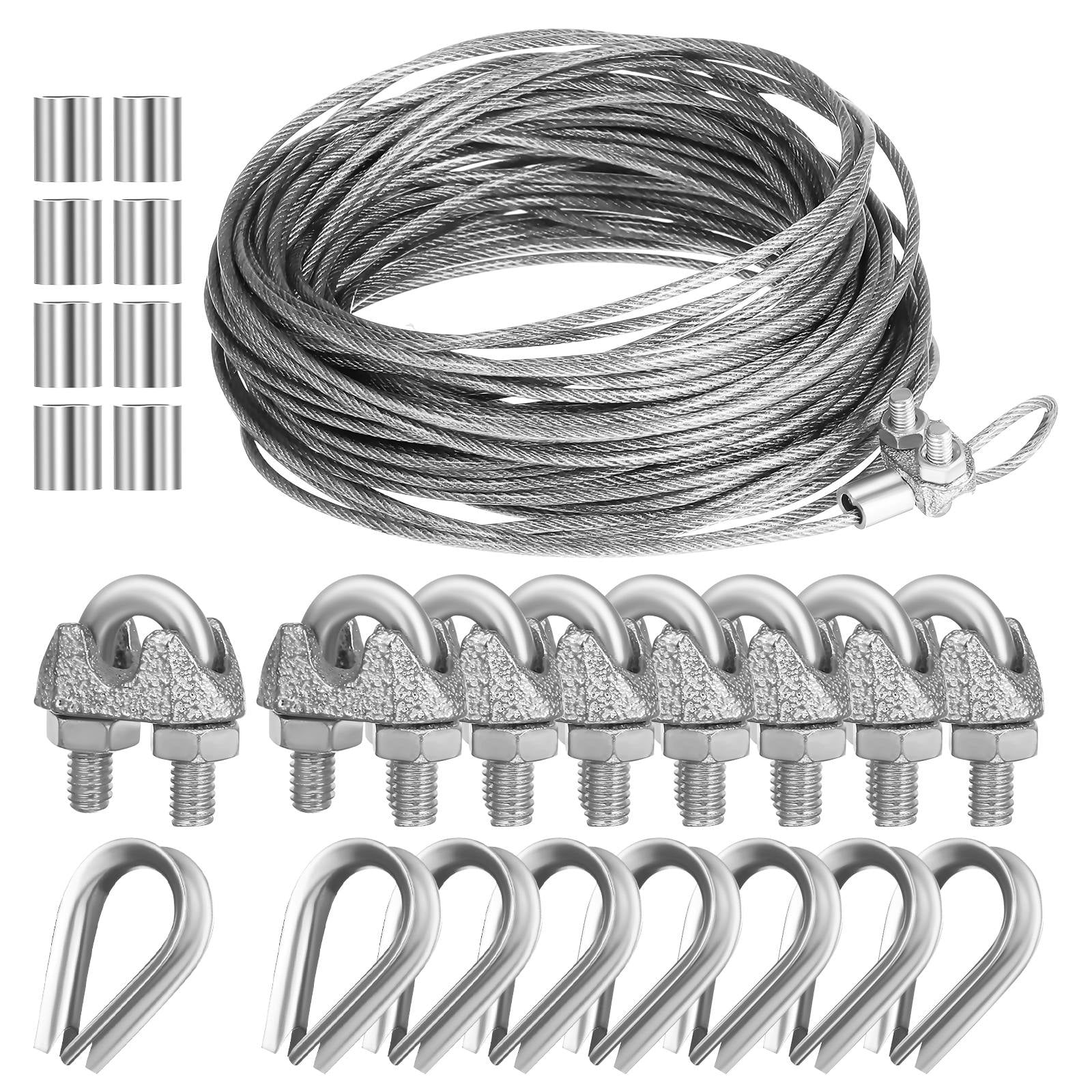 BESTYASH Heavy Duty Stainless Steel Wire Rope with Smooth Surface for ...