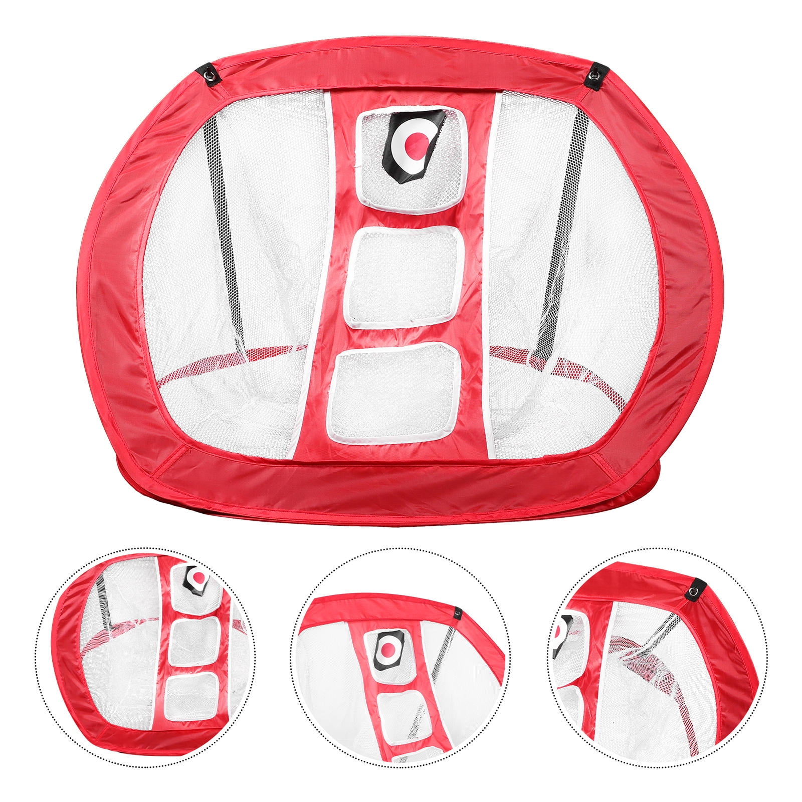 BESTYASH Indoor Outdoor Golf Chipping Net Red Lightweight Fiber ...