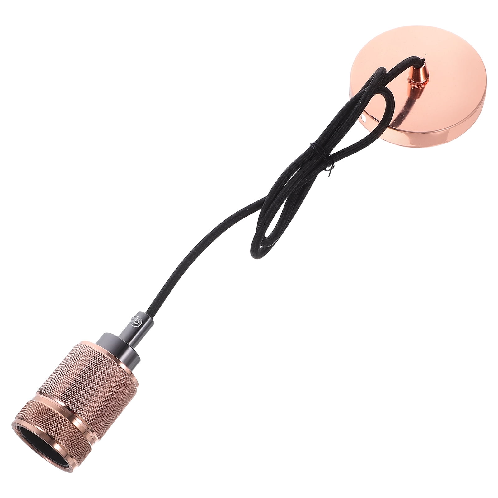 BESTYASH Industrial Style Rose Plated Gold Hanging Light Socket for ...