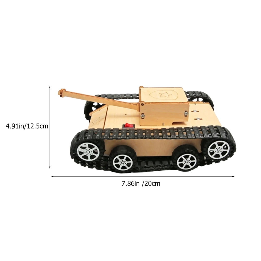 BESTYASH Khaki Electric Tank Playset for Kids DIY Assembling ...