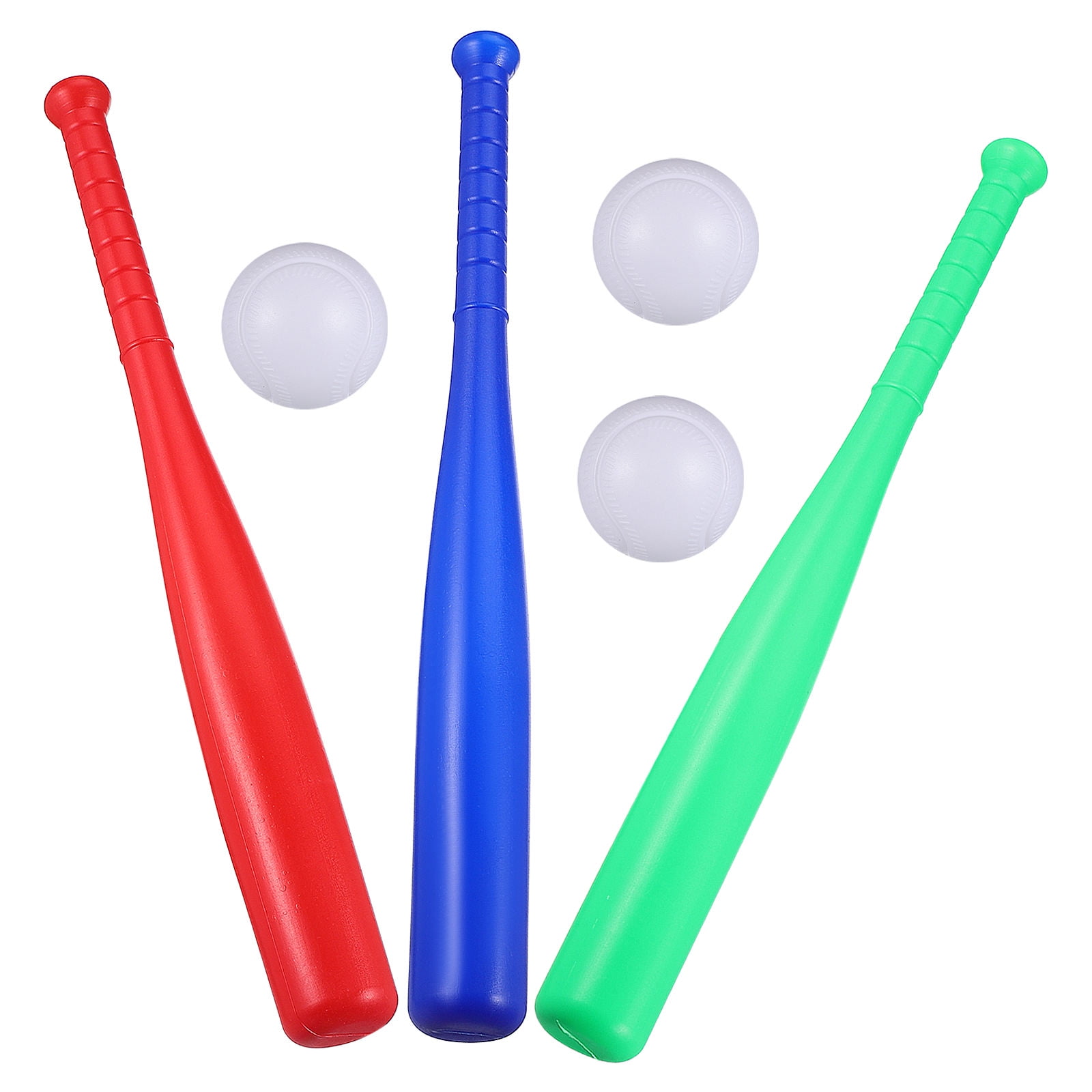 BESTYASH Kids Plastic Baseball Bat and Ball Set, 3 Bats 3 Balls, T Ball ...