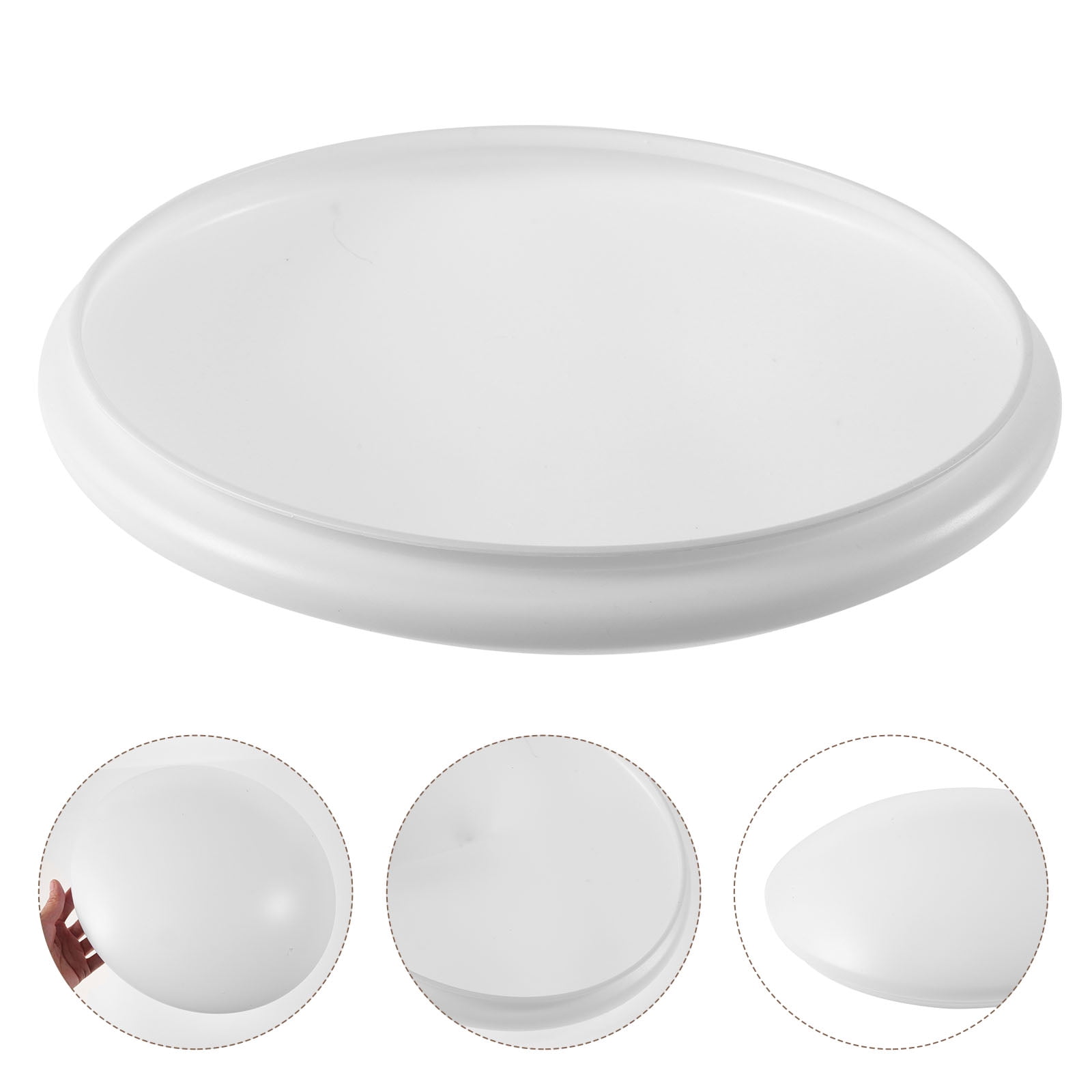 BESTYASH Lamp Covers Ceiling Lamp Cover White Plastic Office 1Pack ...