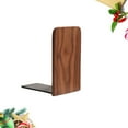 BESTYASH Light Brown Wooden Bookends for Book Stand Composite Material ...