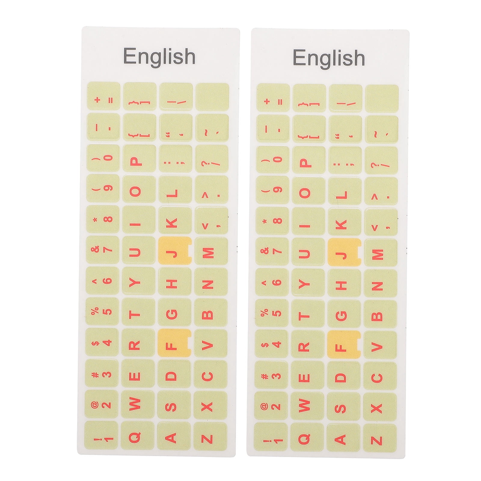 BESTYASH Light Green ABS Laptop Keyboard Sticker for Decor Easy to ...