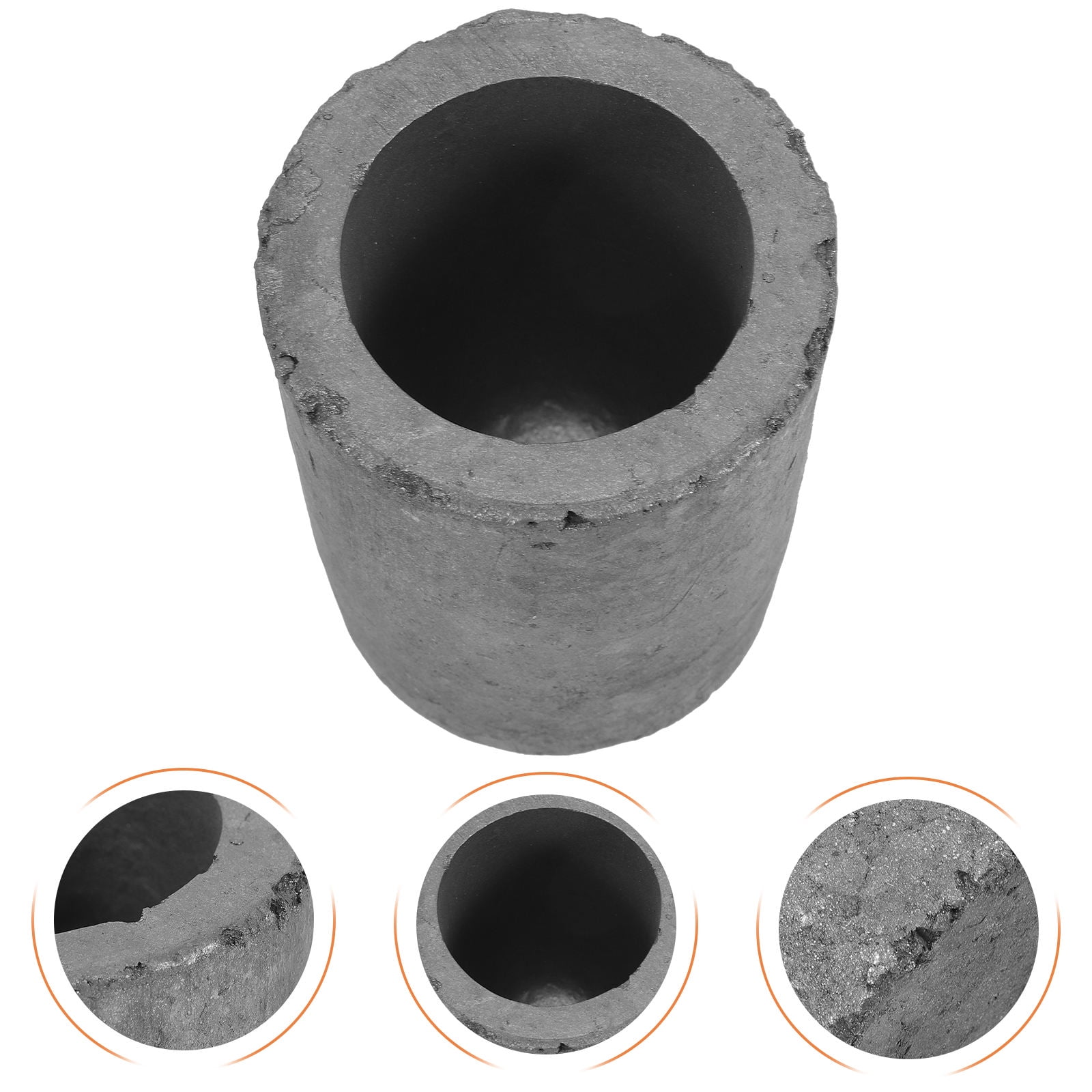 BESTYASH Lightweight Graphite Melting Crucible 2pcs for Home Laboratory ...