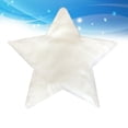 BESTYASH Machine Washable White Plush Star Shaped Floor Mat Cushion ...