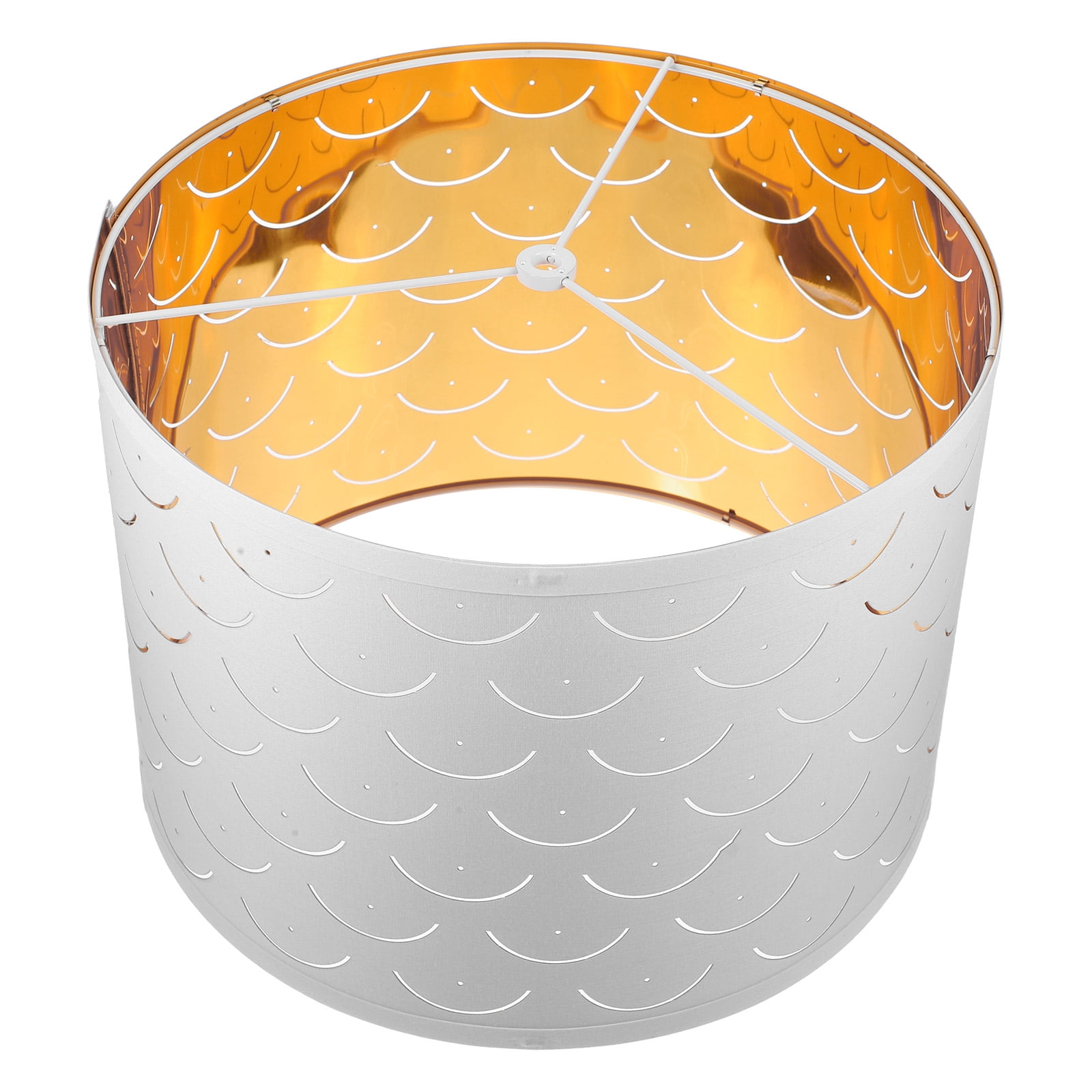 BESTYASH Medium Drum Lamp Shade with Hollow Out Design, 12.9x9.4 Inch ...